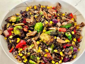 Wild Rice with a Roasted & Sautéed Vegetable Medley - Manuel Villacorta ...