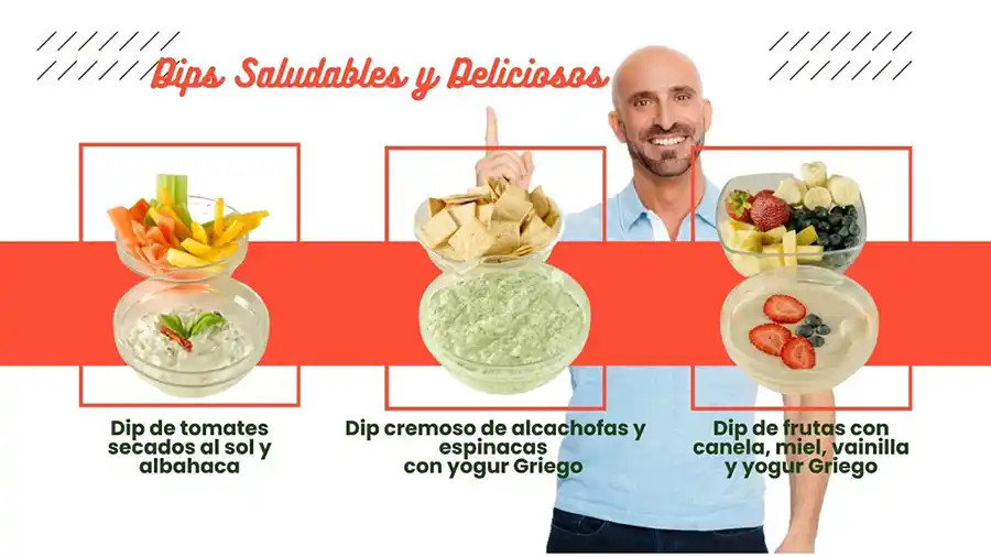 3 Salsas o Dips Saludables de Yogur Griego - Manuel Villacorta Weight Loss Expert